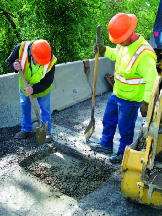 UPM full-depth permanent pavement repair - The Municipal